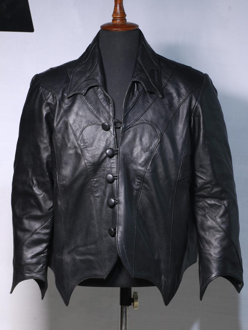Papa V Perpetua Inspired Jacket, Ghost Band Black Leather Gothic Jacket ...