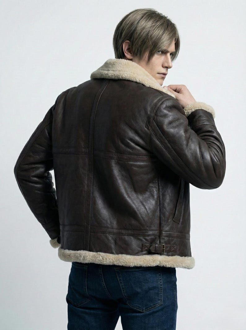 Leon S Kennedy RE4 Remake Jacket, Resident Evil Leon Cosplay Jacket ...