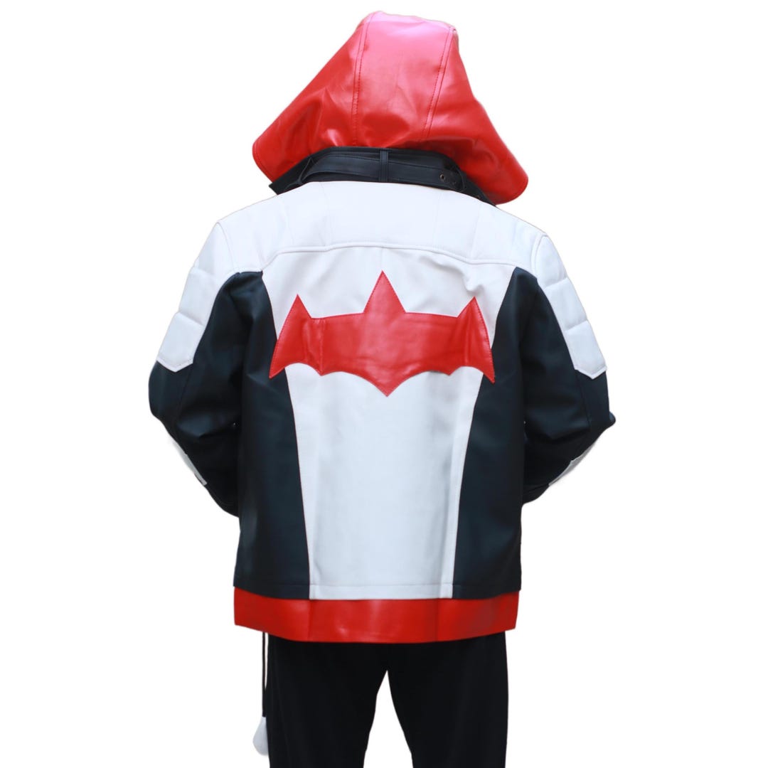 Jason Todd Jacket With Vest, Red Hood Leather Jacket, Titans Cosplay ...