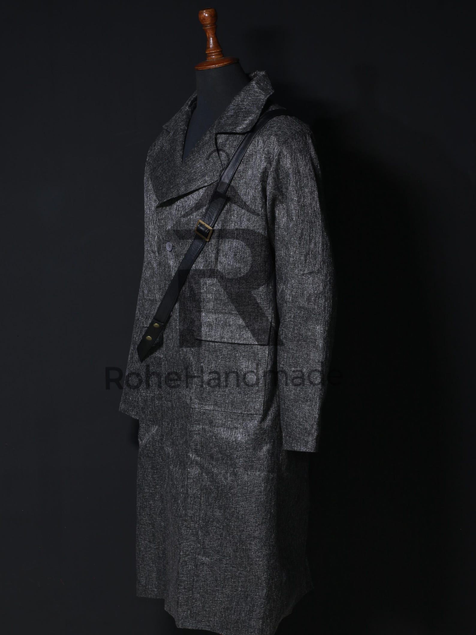 Bloodborne Hunter Cosplay Wool Coat, Grey Long Coat, Videogame Trench ...