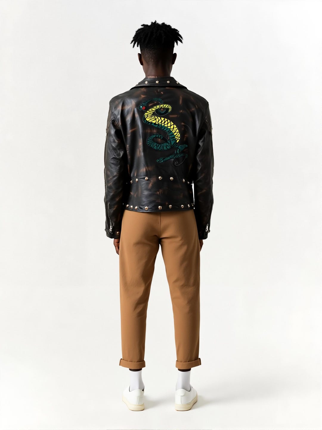 Fallout 3 Tunnel Snakes Jacket, Genuine Leather Men's Cosplay Jacket - Etsy