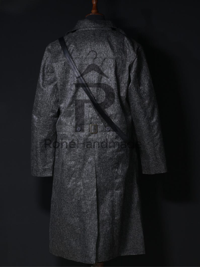 Bloodborne Hunter Cosplay Wool Coat, Grey Long Coat, Videogame Trench ...