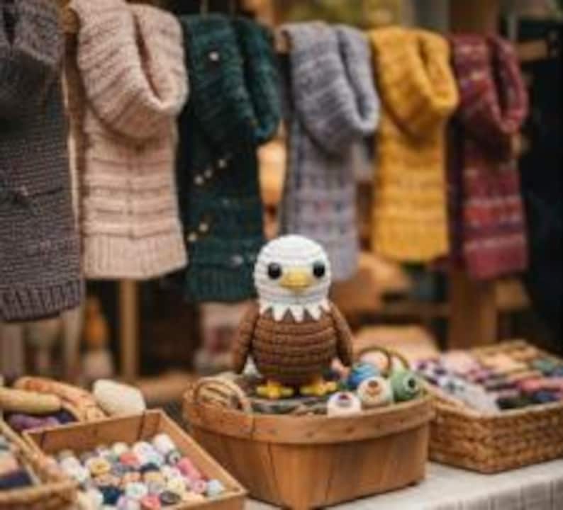 Amigurumi Bald Eagle Crochet | DIY Eagle Plush (PDF Pattern) - Etsy UK