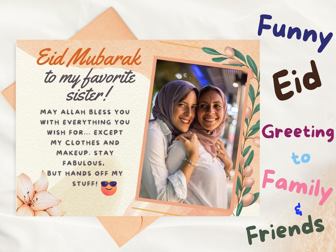 FUNNY EID CARD | Printable Digital Download Eid Cards | Funny and ...