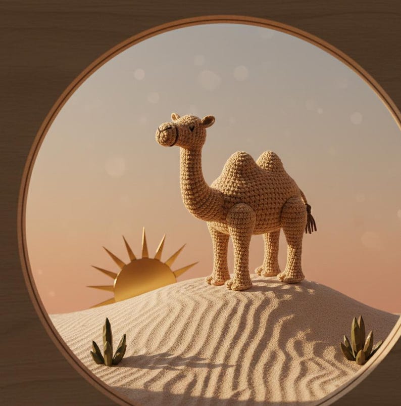Crochet Camel Pattern PDF, Amigurumi Camel Digital Download, Crochet ...