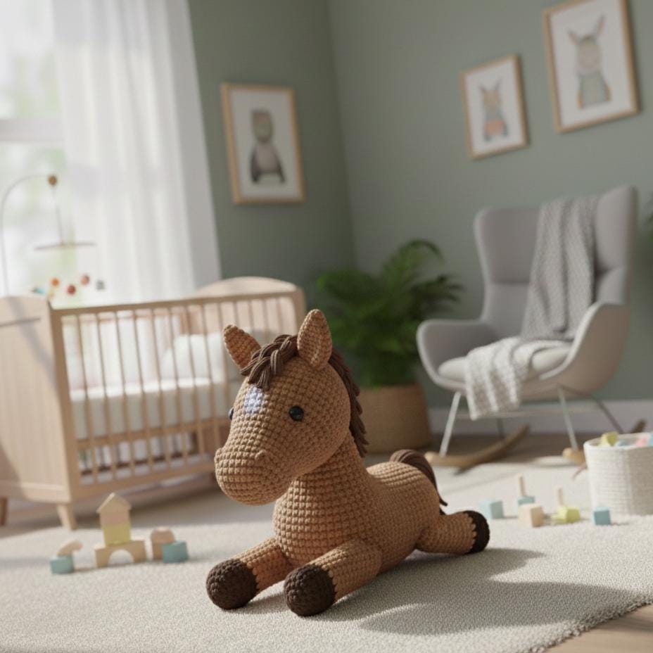 Crochet Horse Pattern | Amigurumi Stuffed Pony Toy (PDF Download) - Etsy