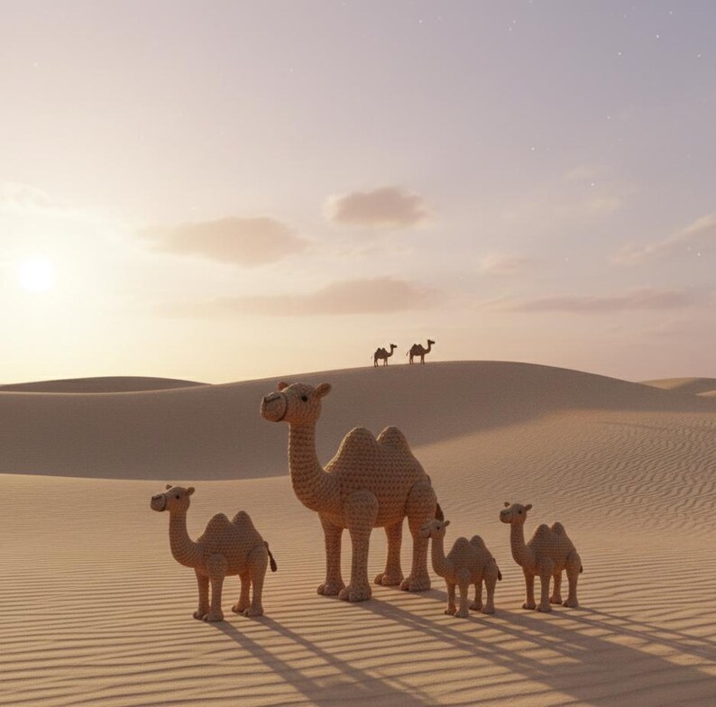 Crochet Camel Pattern PDF, Amigurumi Camel Digital Download, Crochet ...