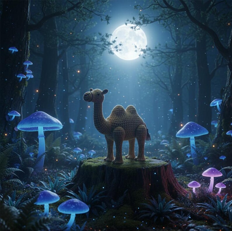 Crochet Camel Pattern PDF, Amigurumi Camel Digital Download, Crochet ...