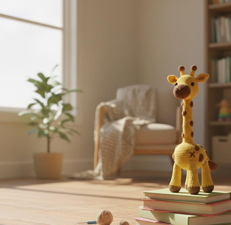 Amigurumi Giraffe Crochet Pattern, Stuffed Animal Tutorial (PDF Pattern ...