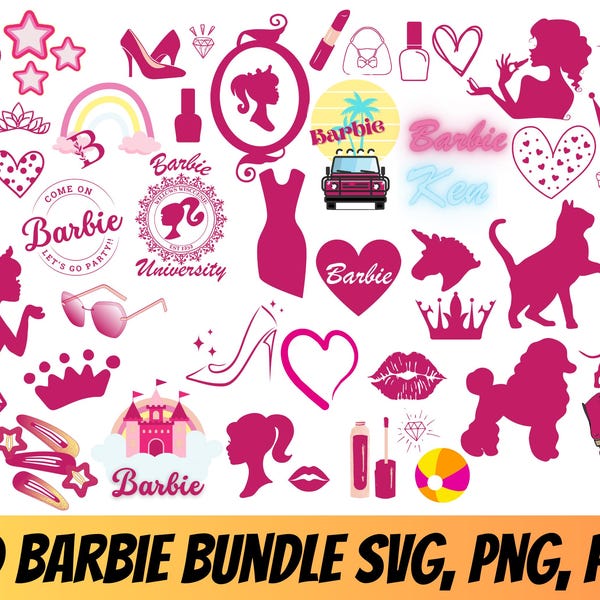 Barbie Svg - Etsy