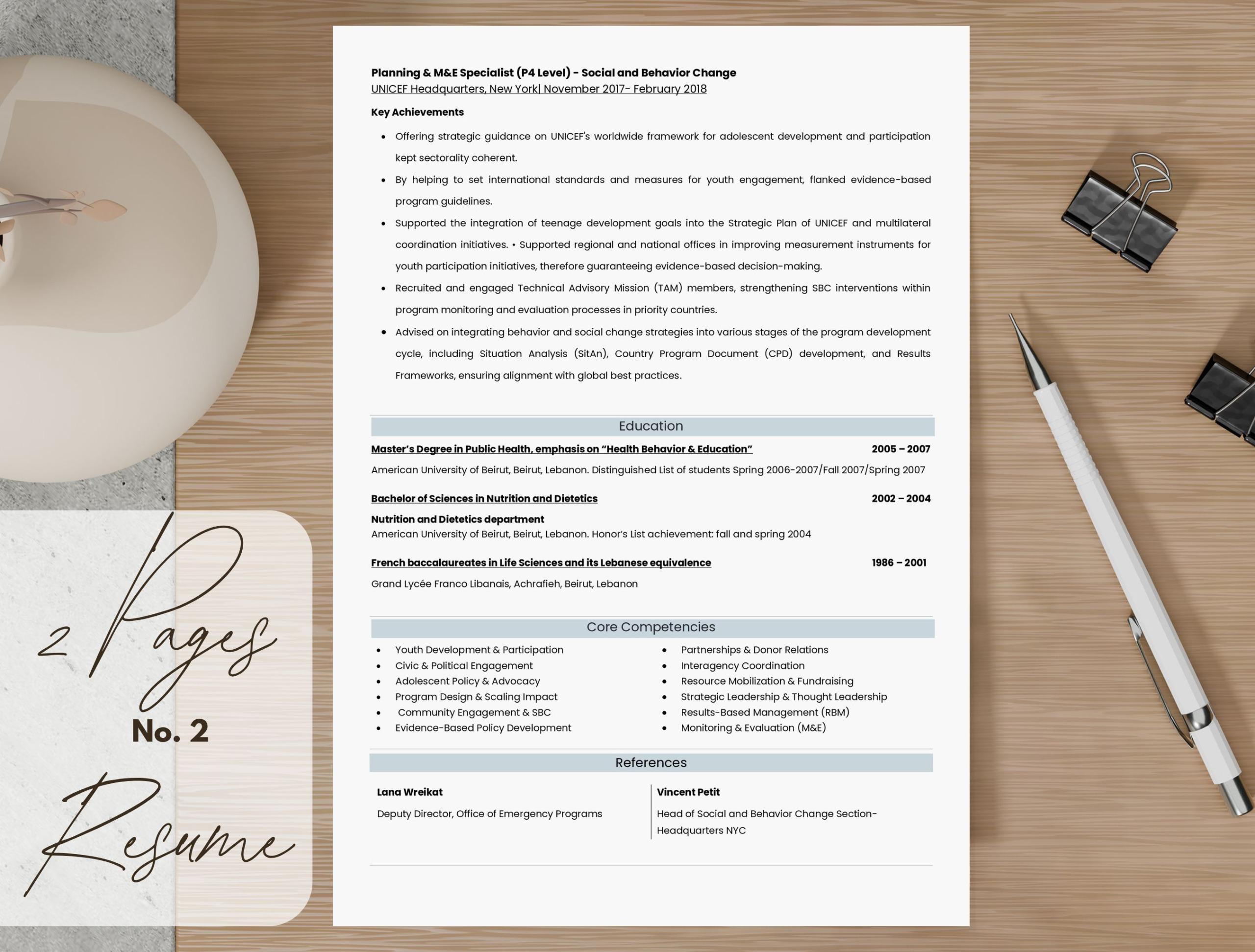ATS Friendly Resume Template for MS Word and Google Docs, ATS Optimized ...