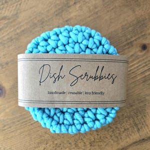 Printable Labels for Crocheted Dish Scrubbies - Etsy