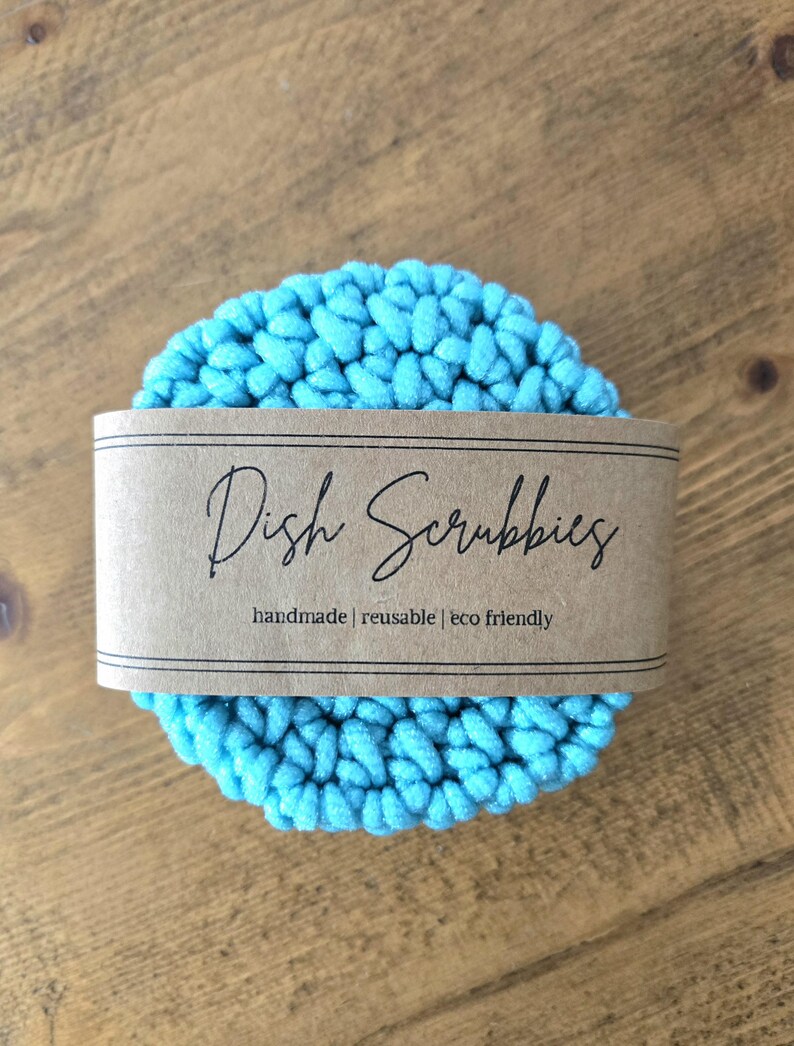 Printable Labels for Crocheted Dish Scrubbies - Etsy