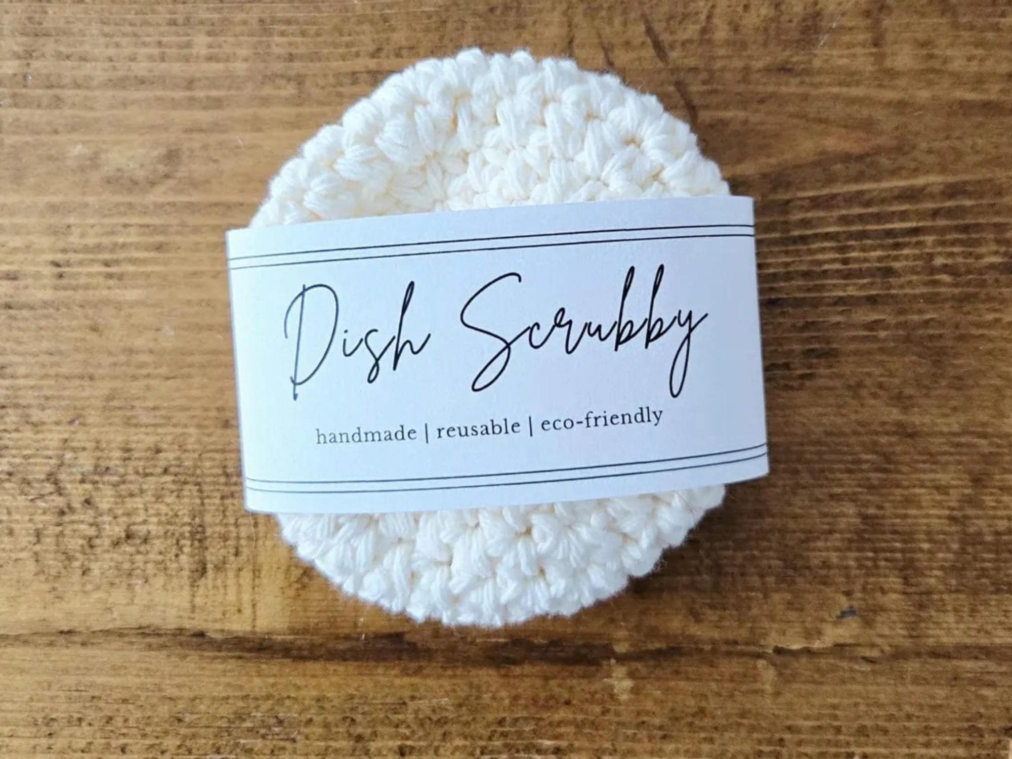 Classic Dish Scrubby Labels | Printable Crochet Packaging - Etsy