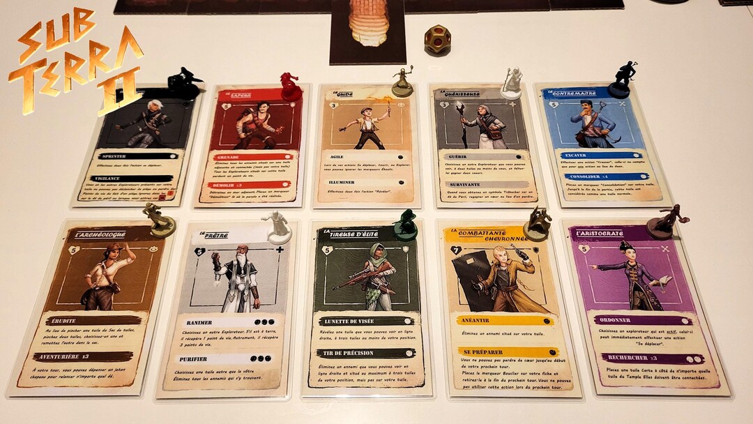 SUBTERRA 2: Base Game Character and Guardian Figurines 3D Printed - Etsy