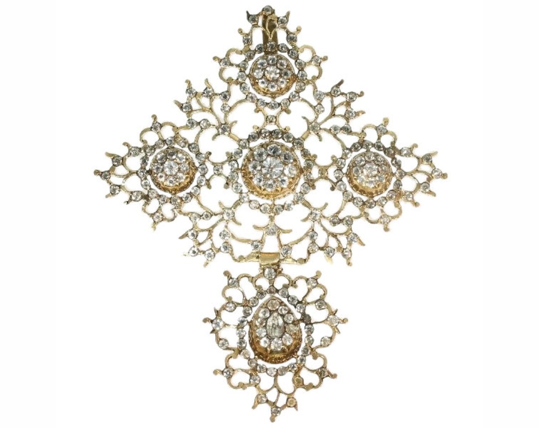 French Antique Gold Normandic Cross Georgian Period 1809s - Etsy