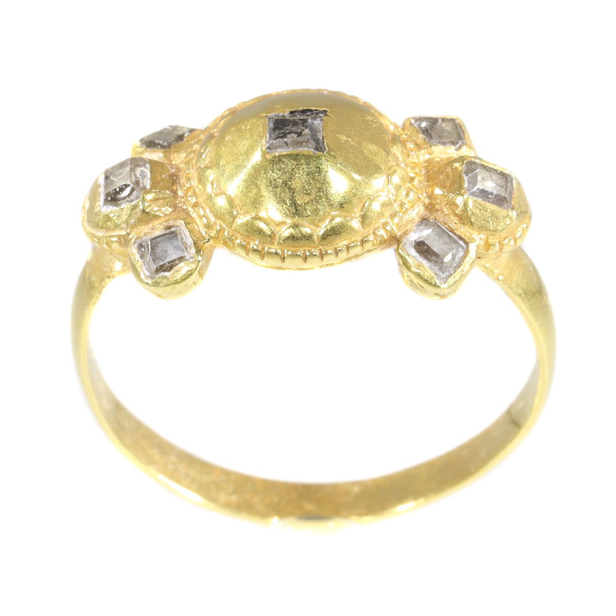 17th Century Antique Baroque Diamond 18 Karat Gold Engagement Ring, 1680s - FREE Resizing* - Etsy
