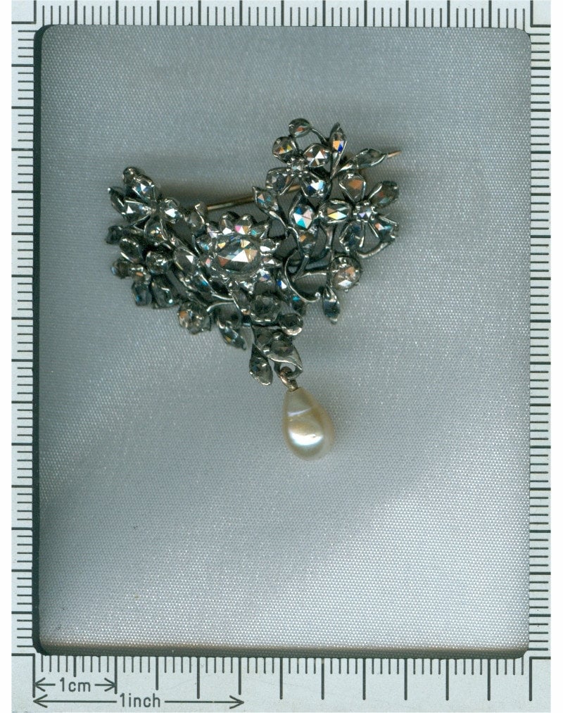 Antique Early 18th Century Georgian Diamond Brooch, 1740s - Etsy