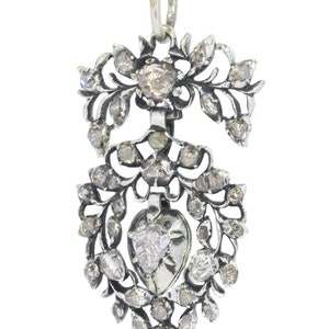 Antique Rococo Flemish Diamond Heart Pendant, 1700s - Etsy
