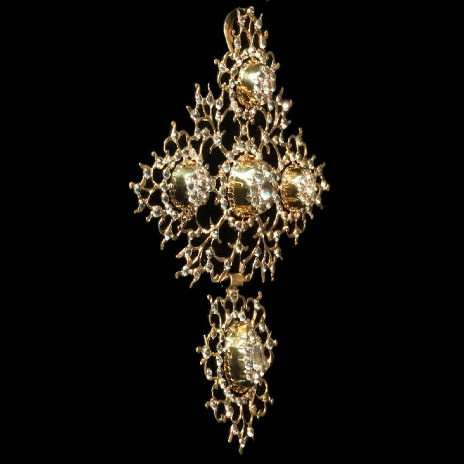 French Antique Gold Normandic Cross Georgian Period 1809s - Etsy