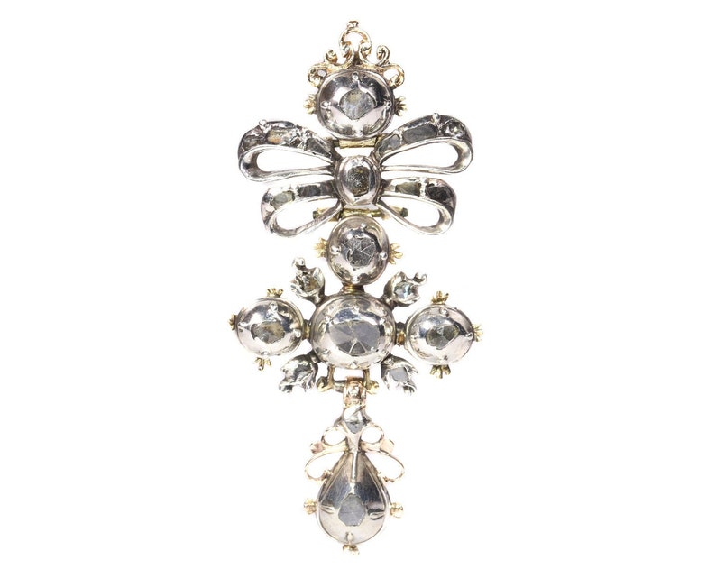 High Quality 18th Century Baroque Diamond Cross 1700s - Etsy