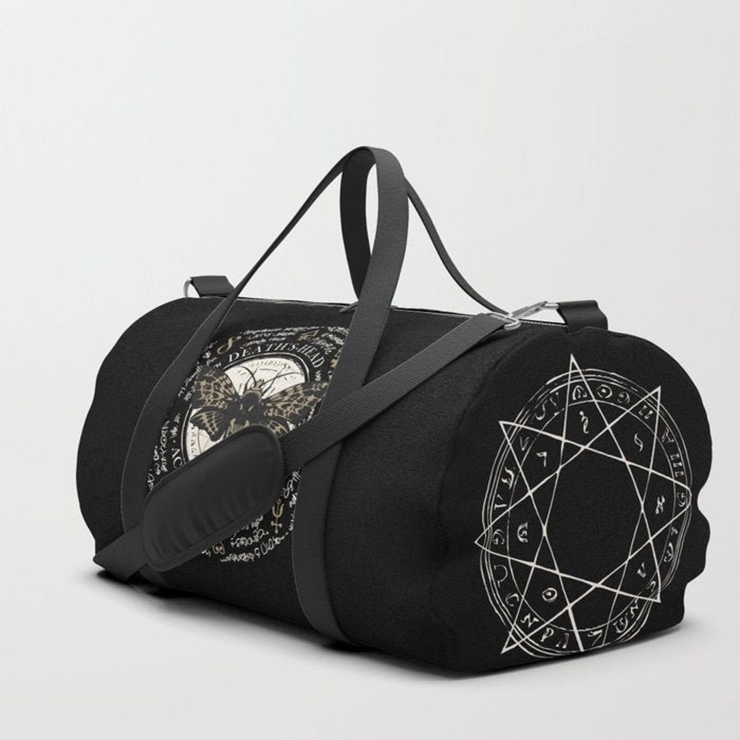 Occult Moth Duffle Bag: Gothic Pentagram Gym Bag - Etsy Canada