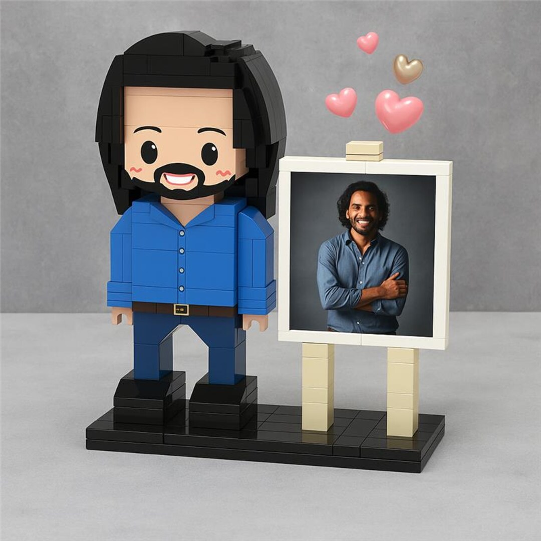 Personalized Building Block Mini Figures: Custom ABS Plastic Keepsake ...