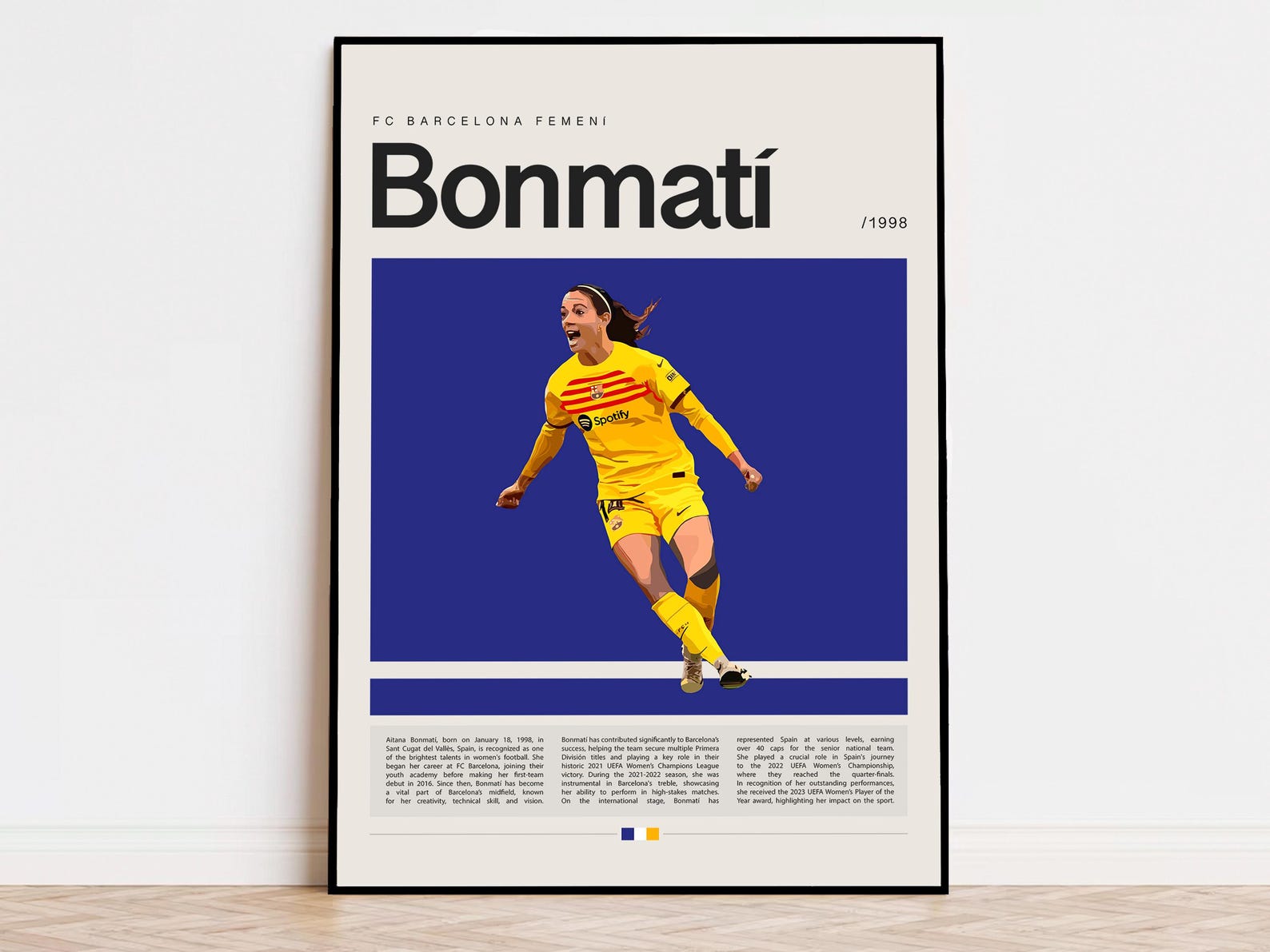 Aitana Bonmatí Poster, Football Poster, Soccer Poster Sports Poster ...