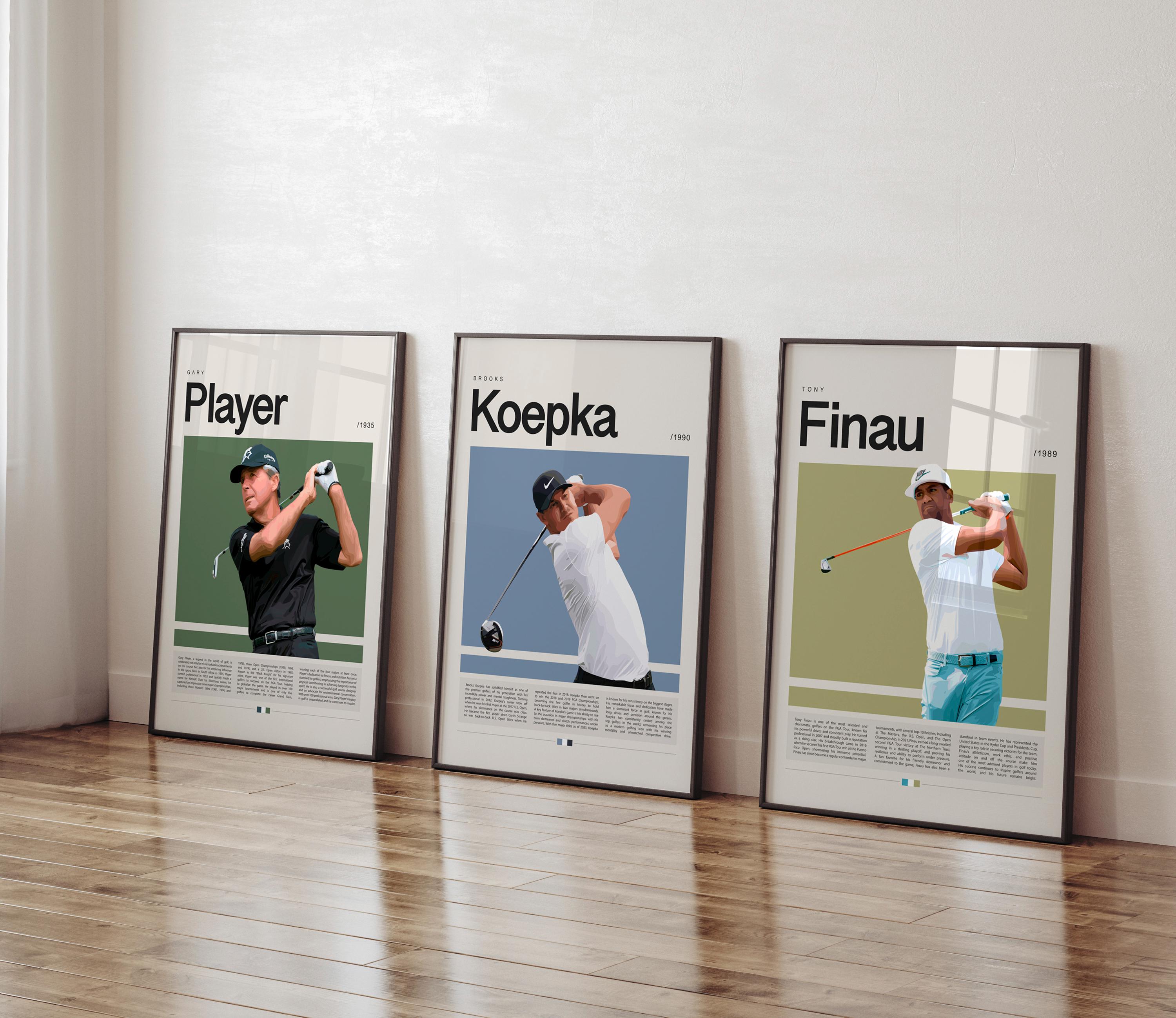Rory Mcilroy Poster, Golf Poster, Gift for Golfer, Sports Poster ...