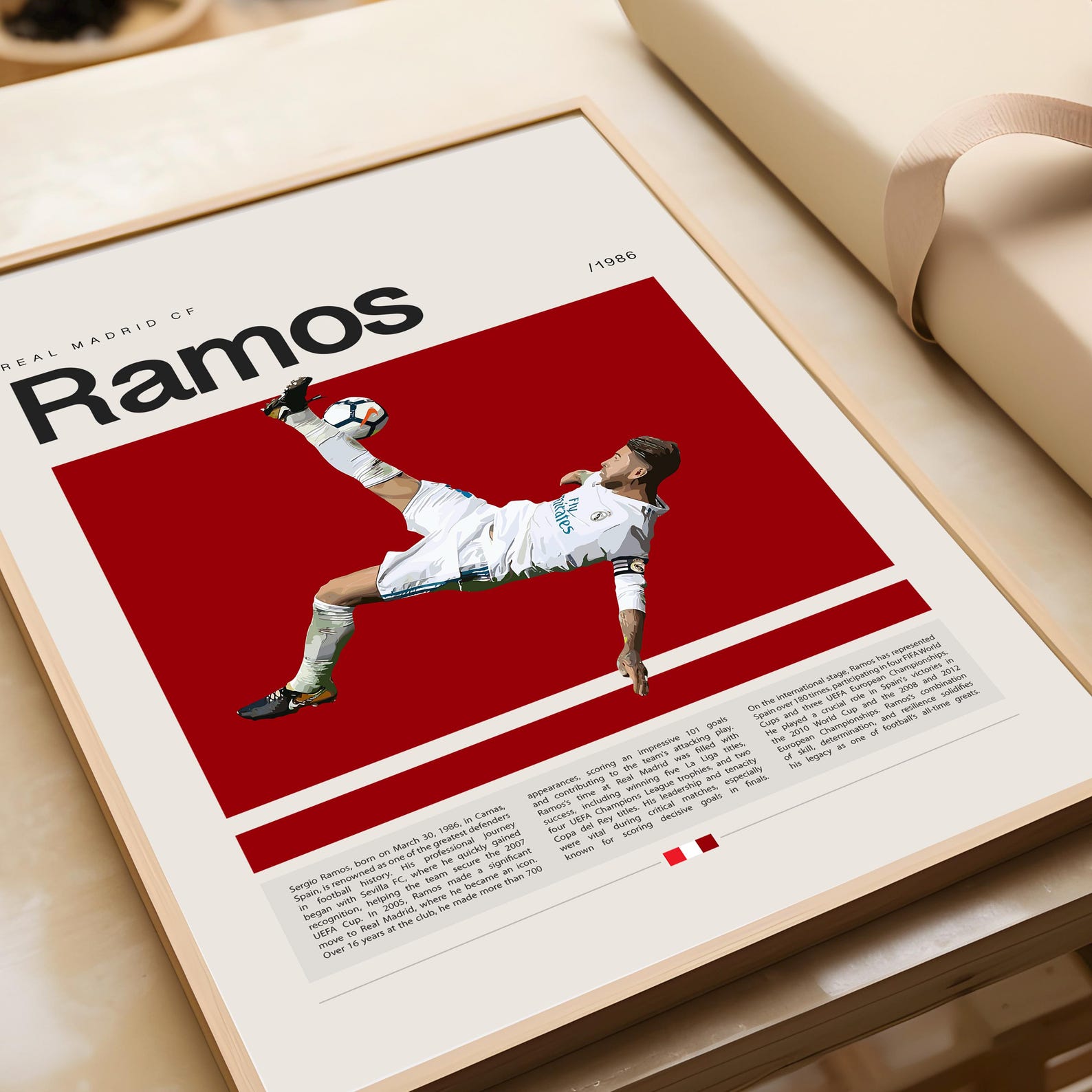 Sergio Ramos Poster, Football Poster, Soccer Poster Sports Poster ...