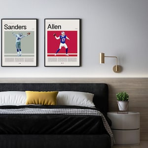 Calvin Johnson Poster, NFL Poster, Sports Poster, Modern Sports Art ...