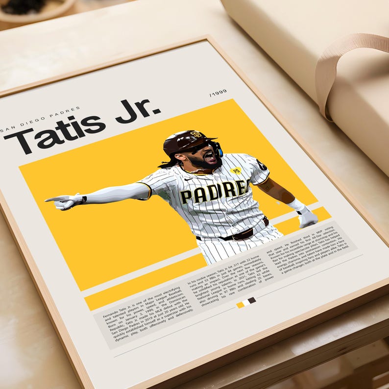 Fernando Tatis Jr Poster, Baseball Poster, San Diego Padres, Sports ...