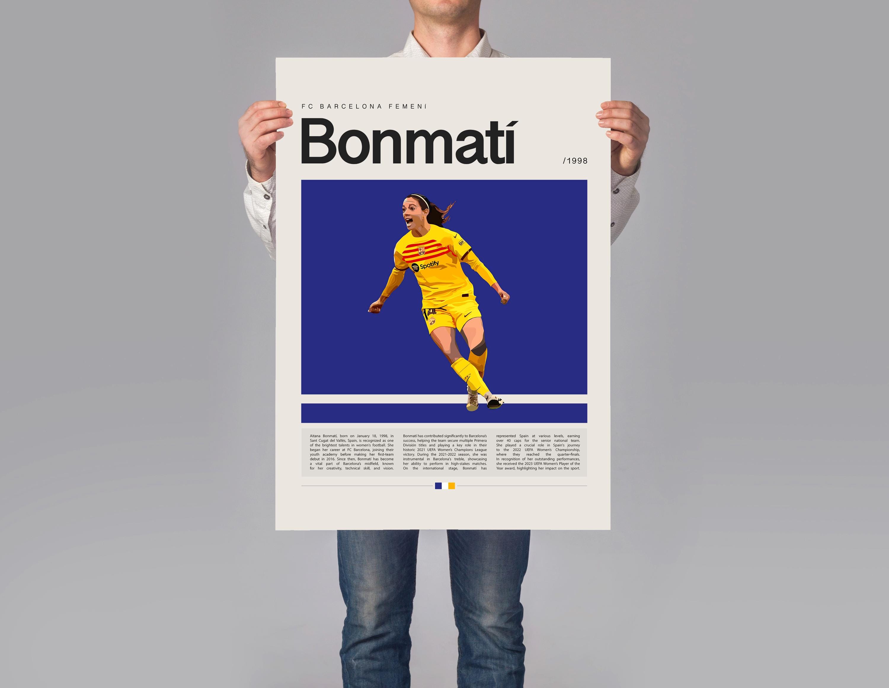Aitana Bonmatí Poster, Football Poster, Soccer Poster Sports Poster ...