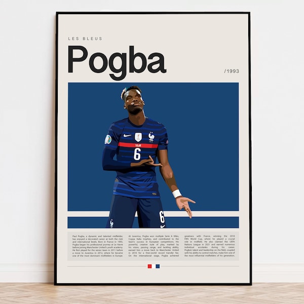 Paul Pogba - Etsy