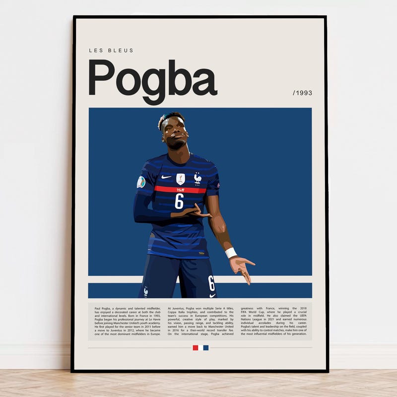 Paul Pogba - Etsy