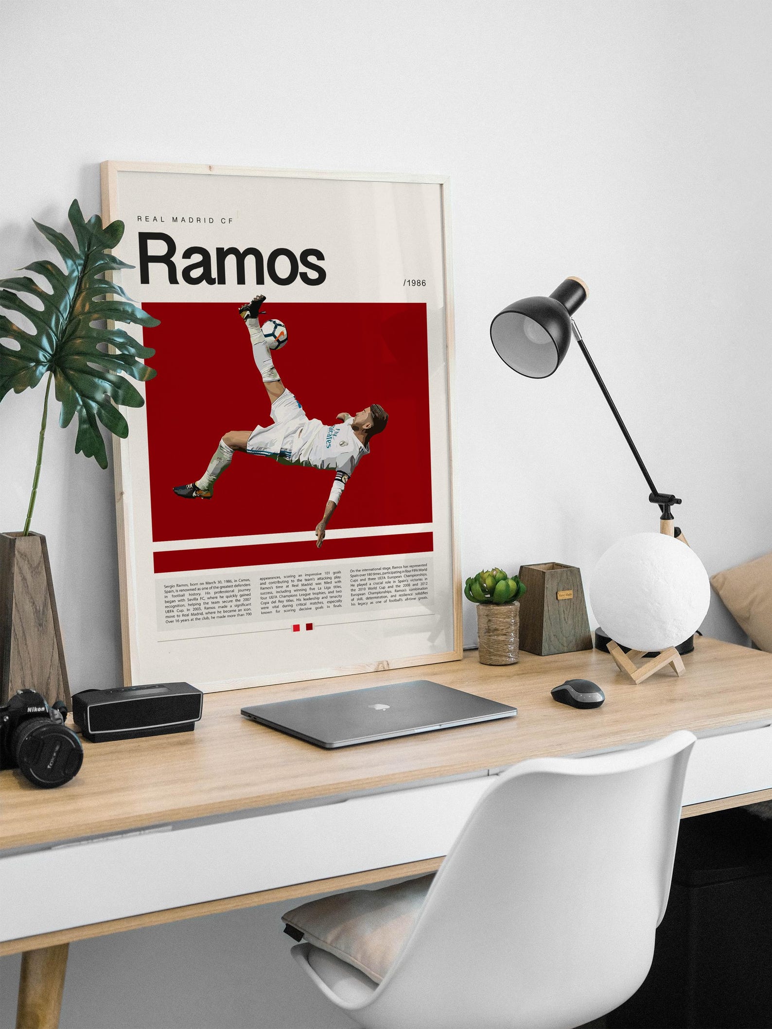 Sergio Ramos Poster, Football Poster, Soccer Poster Sports Poster ...