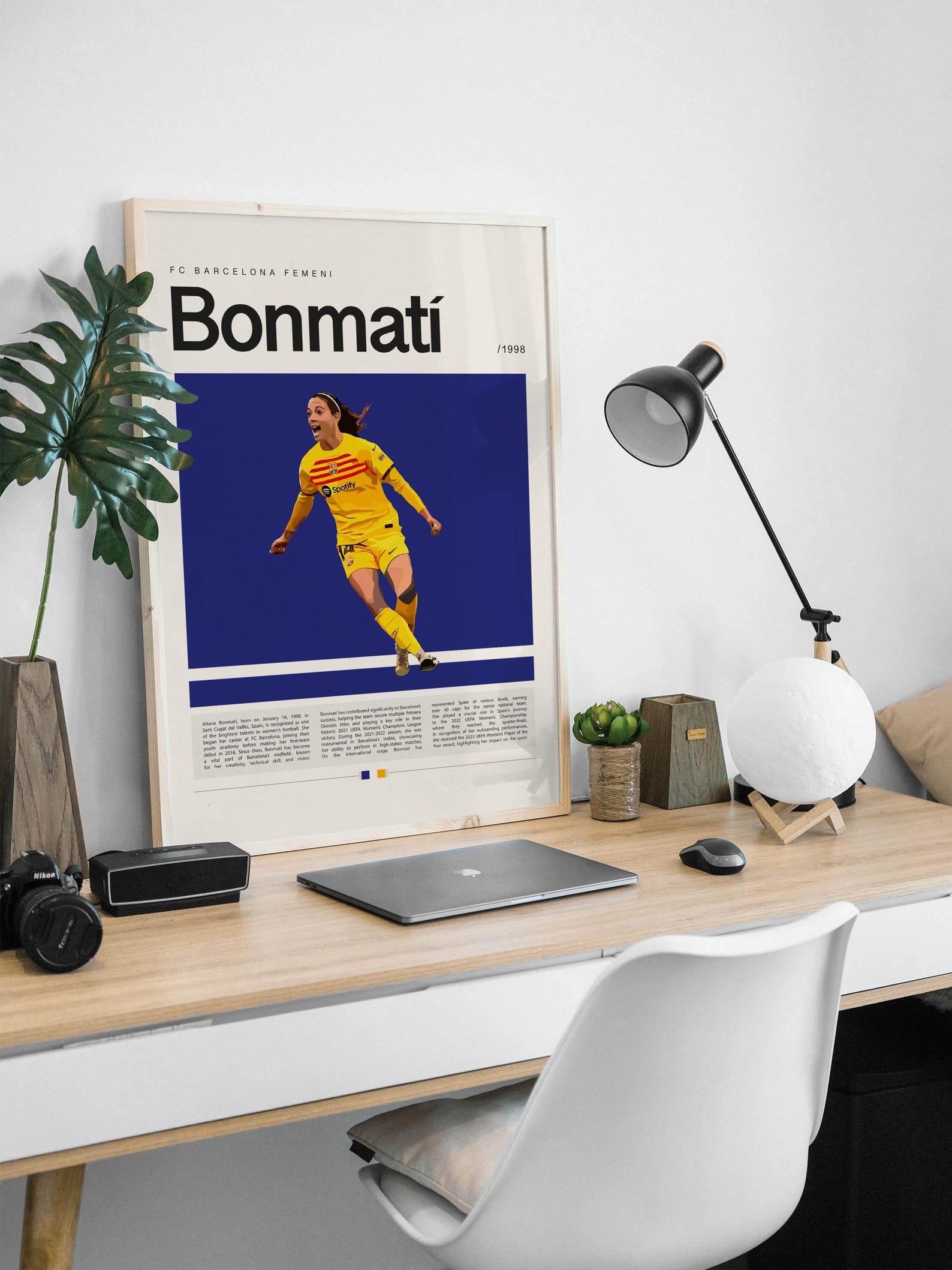 Aitana Bonmatí Poster, Football Poster, Soccer Poster Sports Poster ...