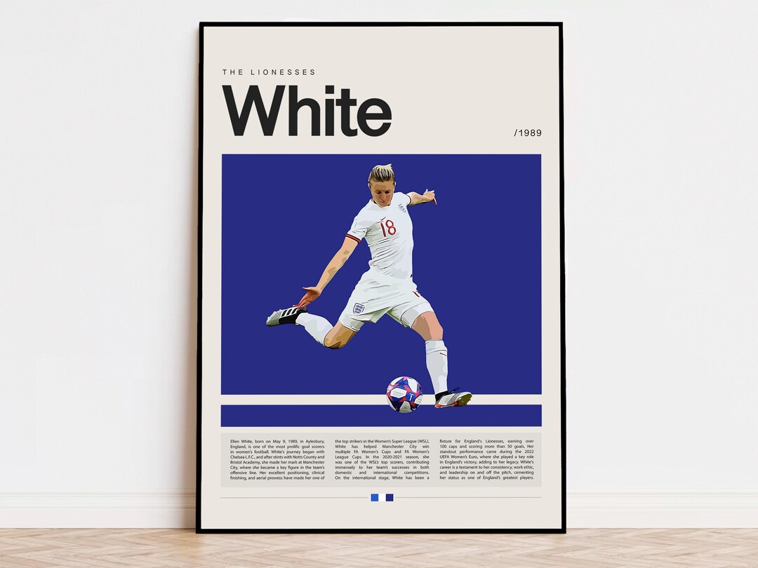 Ellen White Poster, Football Poster, Soccer Poster Sports Poster ...