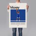 Tyrese Maxey Poster, NBA Poster, Sports Poster, Mid Century Modern, NBA ...