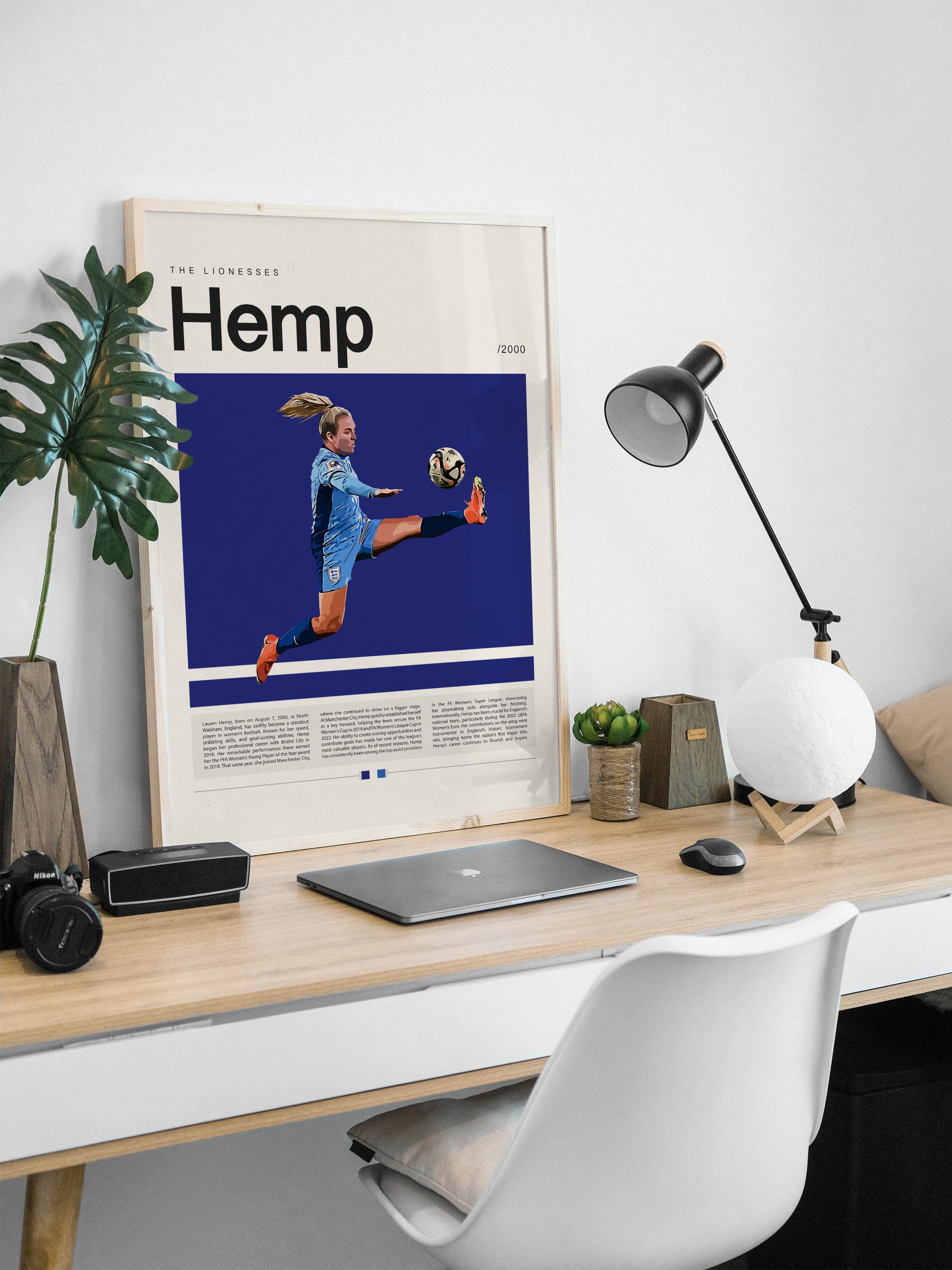 Lauren Hemp Poster, Football Poster, Soccer Poster Sports Poster ...