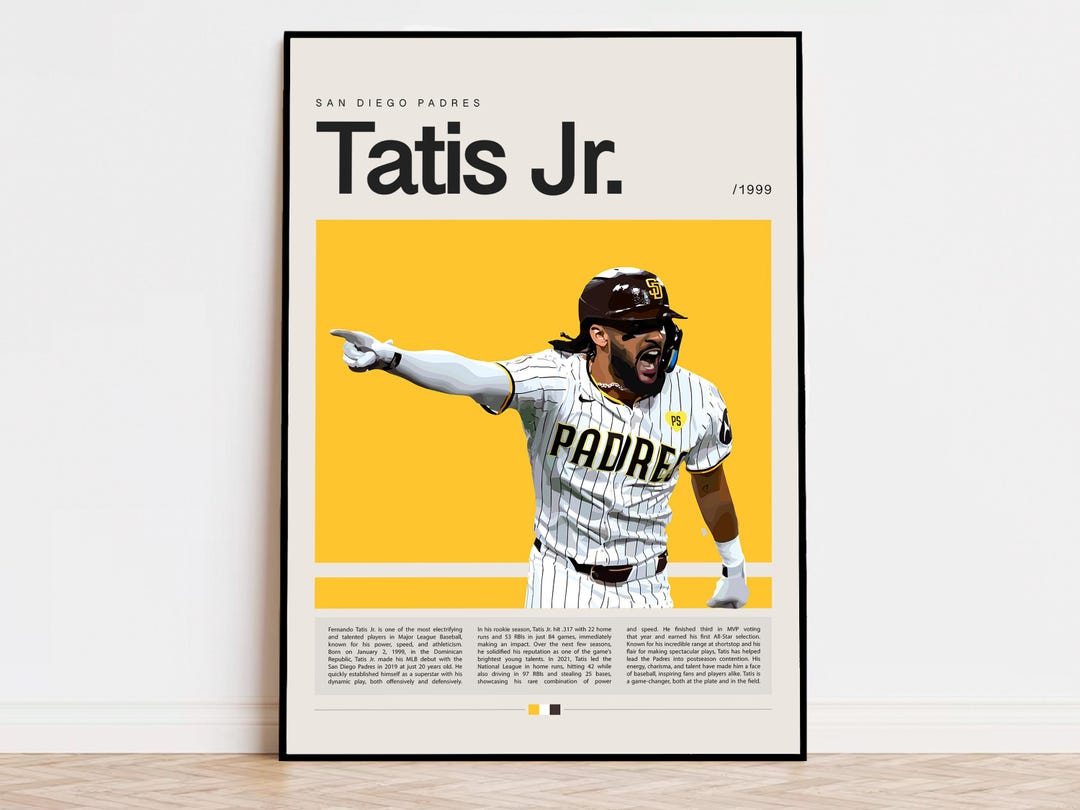 Fernando Tatis Jr Poster, Baseball Poster, San Diego Padres, Sports ...