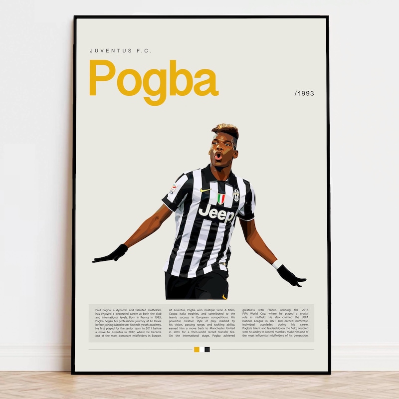 Paul Pogba - Etsy