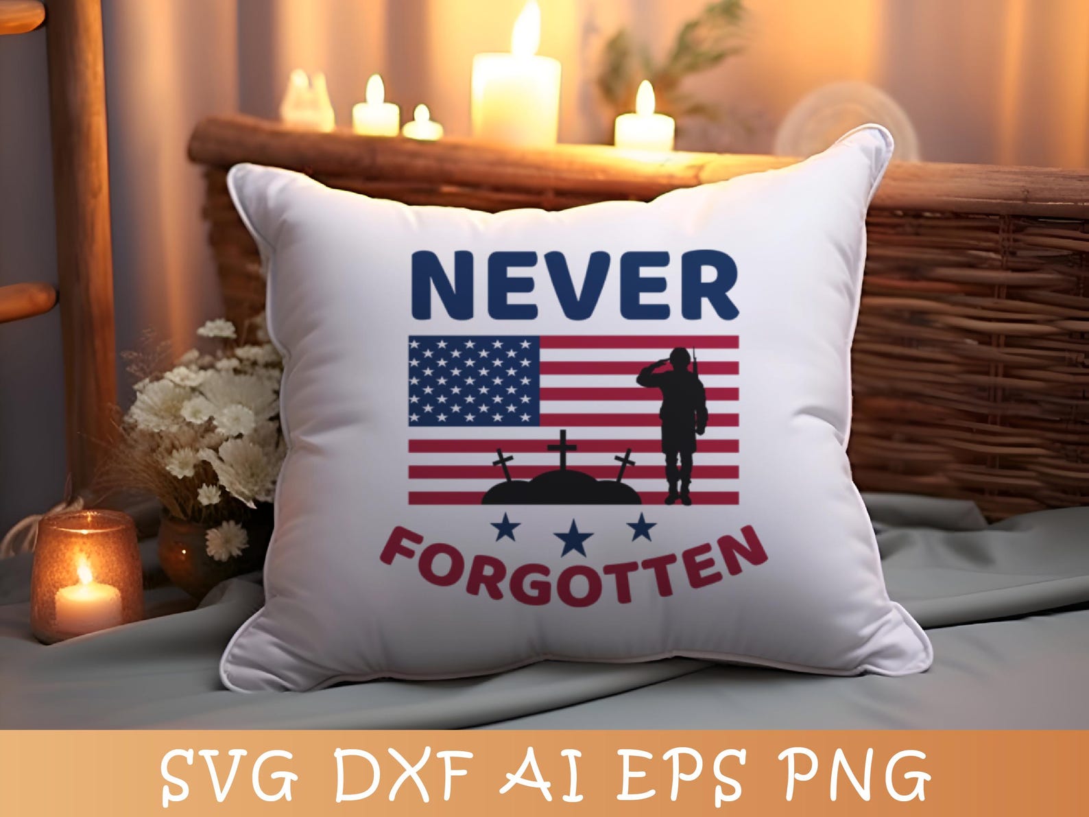 Memorial Day SVG Bundle, 25 Patriotic Design, Military Tribute Cut File ...