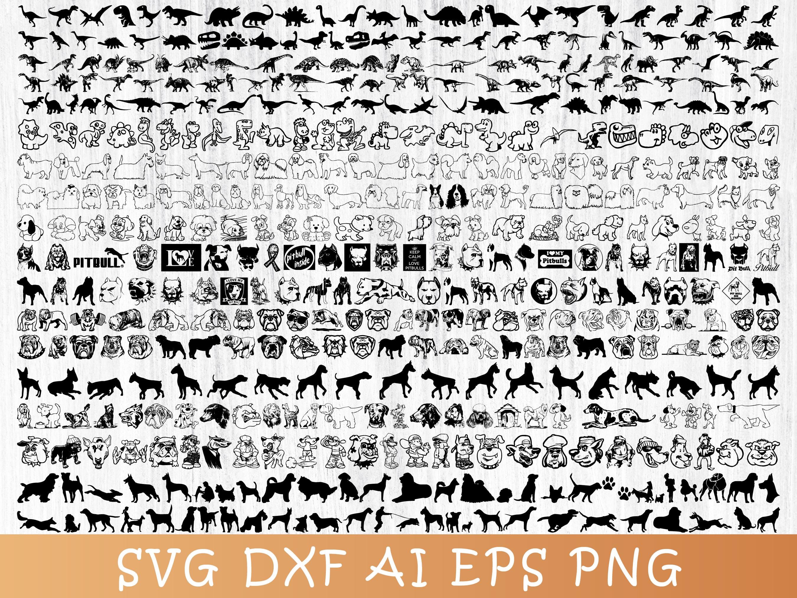 Animals SVG Mega Bundle, 3500+ Wildlife and Pet Designs, Birds ...