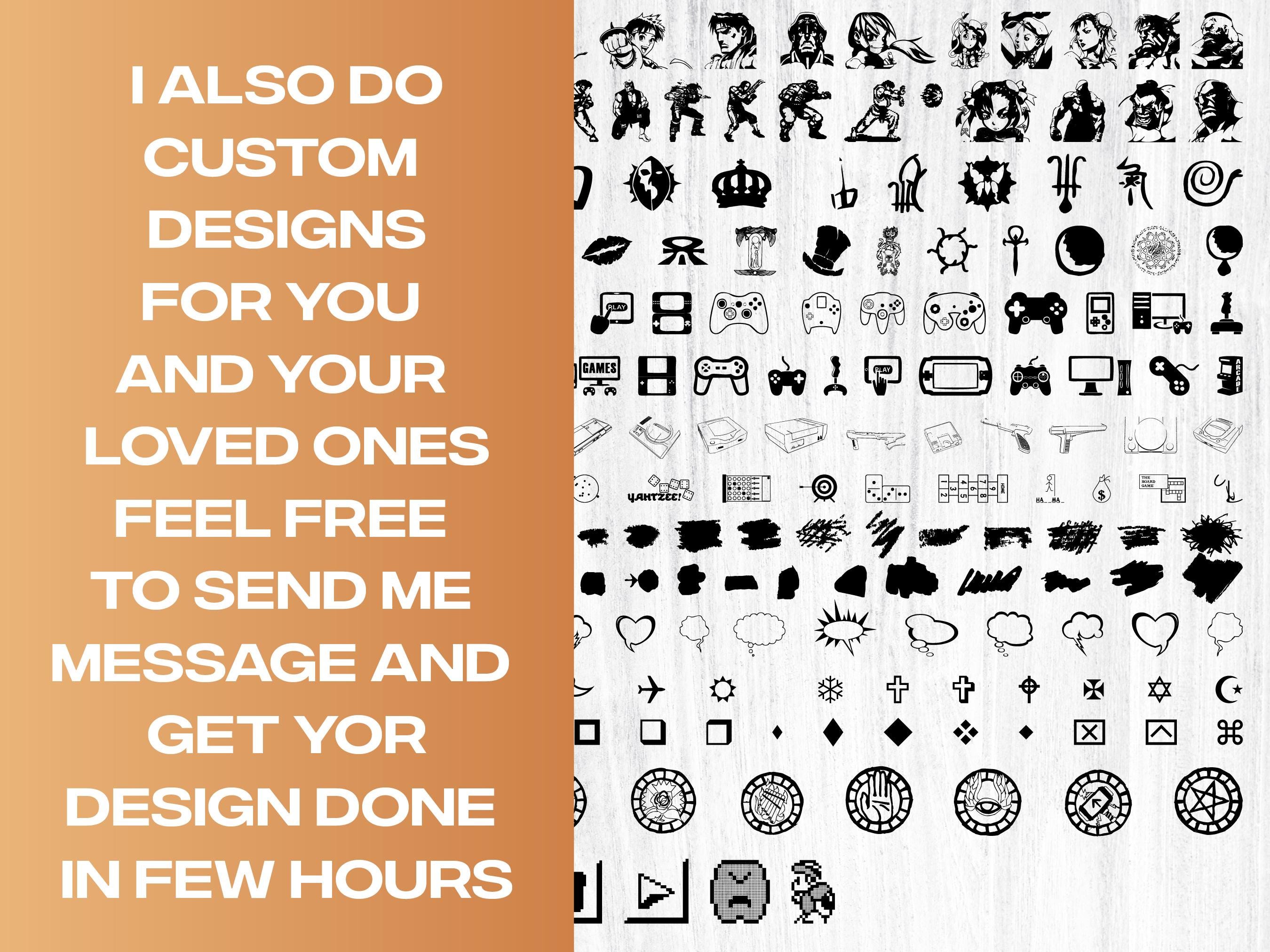 Game SVG Mega Bundle, 2700+ Gaming Icons Designs, Cricut & Silhouette ...