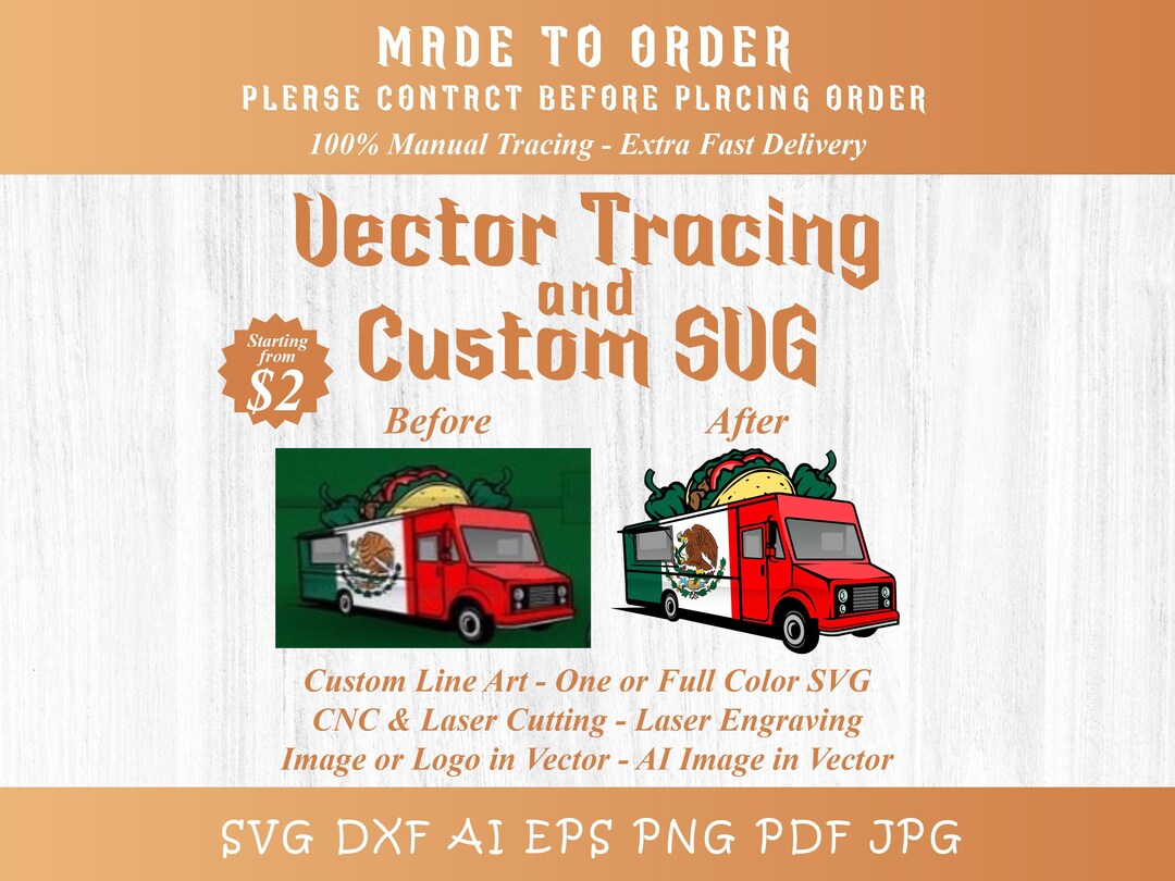 Vector Tracing & Custom SVG, Logo to Vector, Manual Tracing, CNC Laser ...