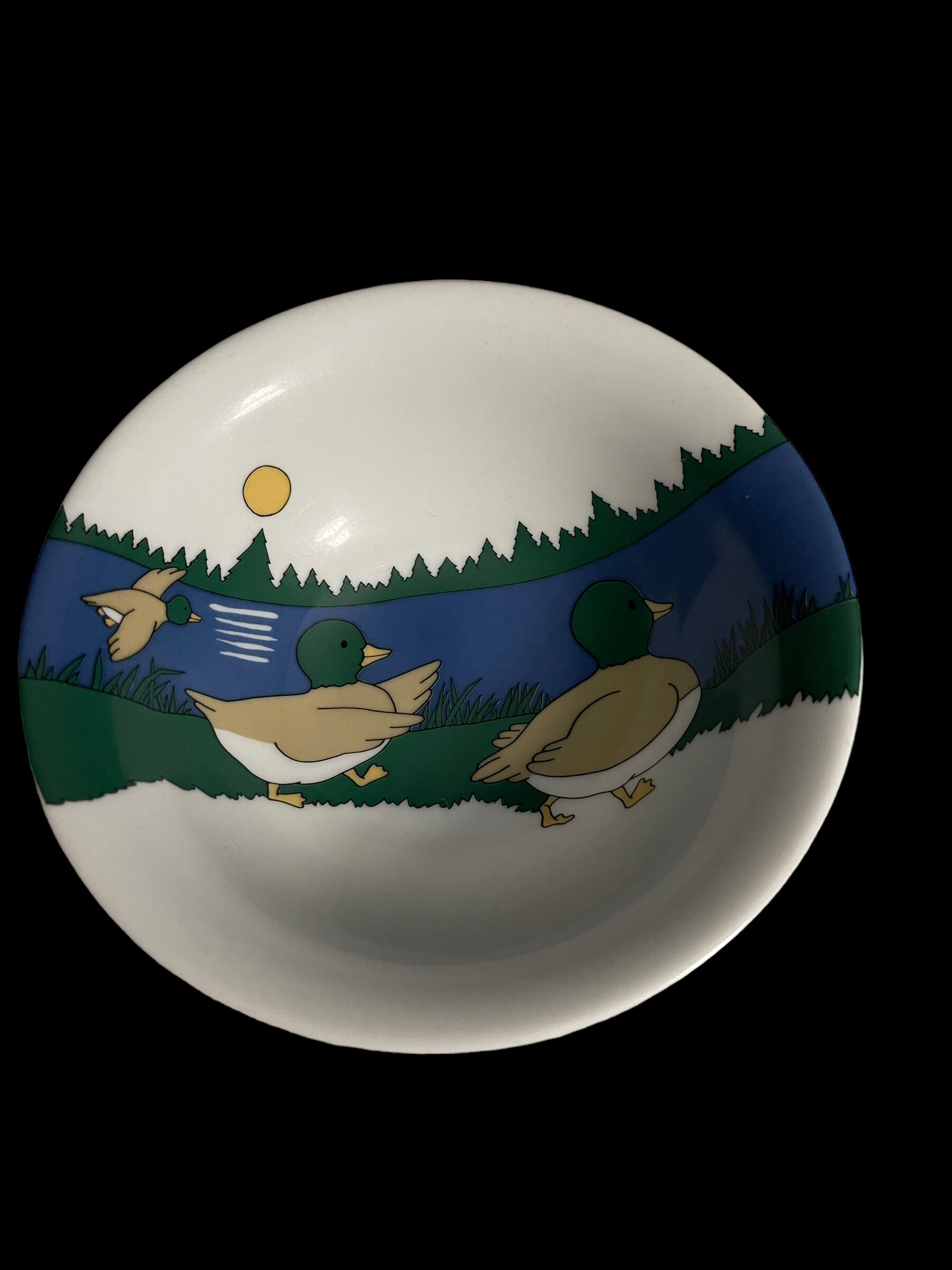 Vintage Three Piece Child's Set of Matthew Mallard Boundary Waters ...