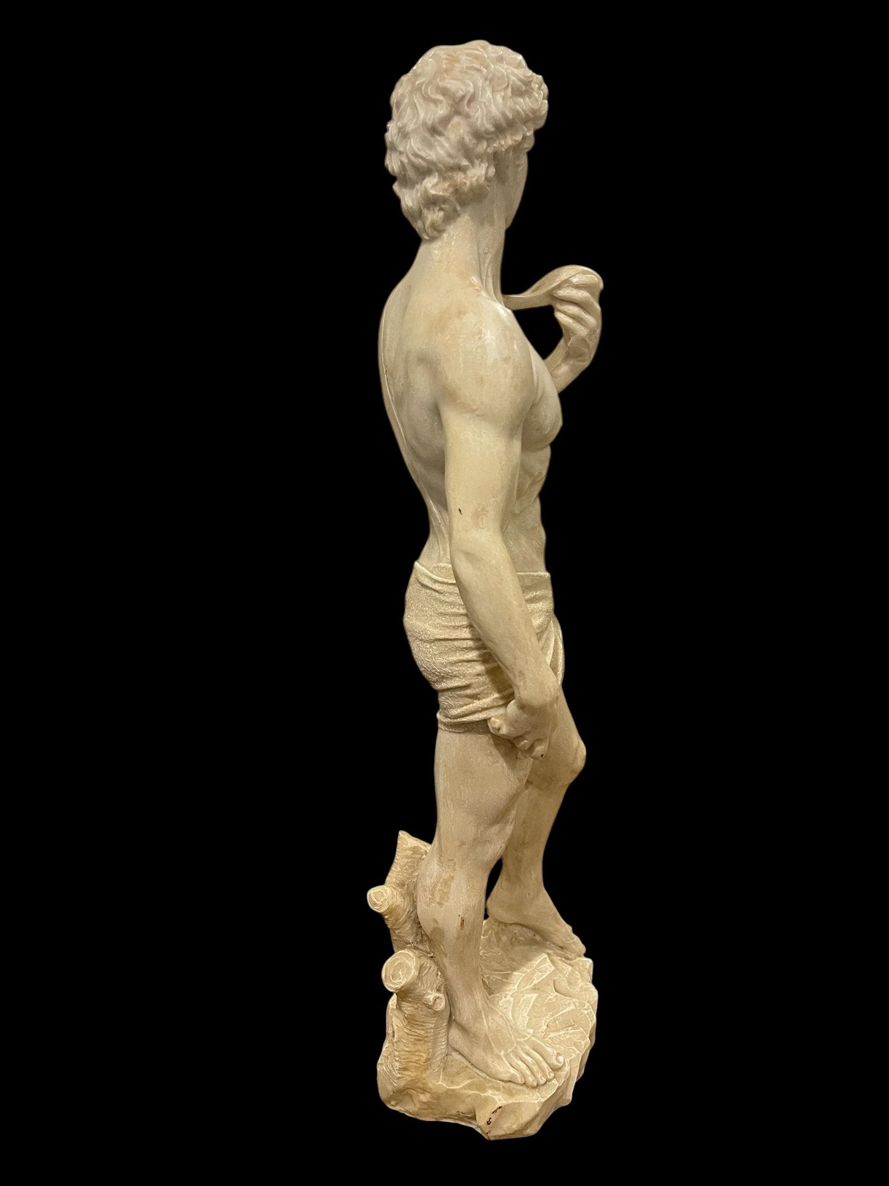 Vintage Classic Replica of Michelangelo's David-resin Composite-carved ...