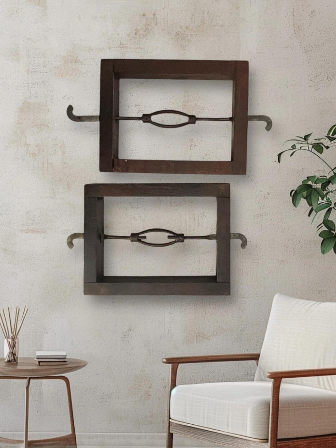 Antique Wooden Frames-set of Two Turnbuckle Bed Side Rails-early 1900's ...