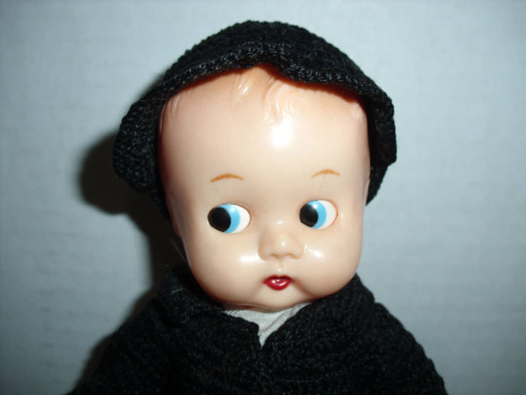 Ideal Boopsie Hard Plastic Doll. Side Glancing Eyes. Crocheted Jockey ...